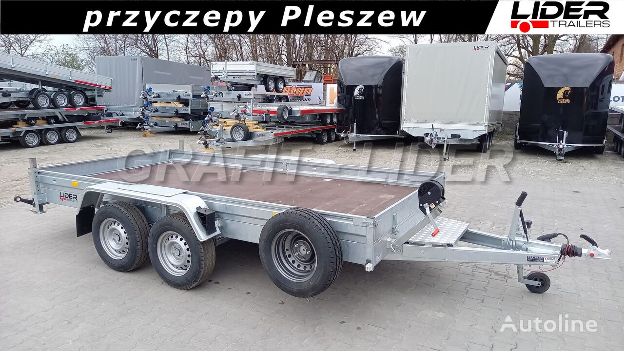 Nova Niewiadów Construction trailer for excavator BR-036 przyczepa 400x190 LT40 prikolica autotransportera