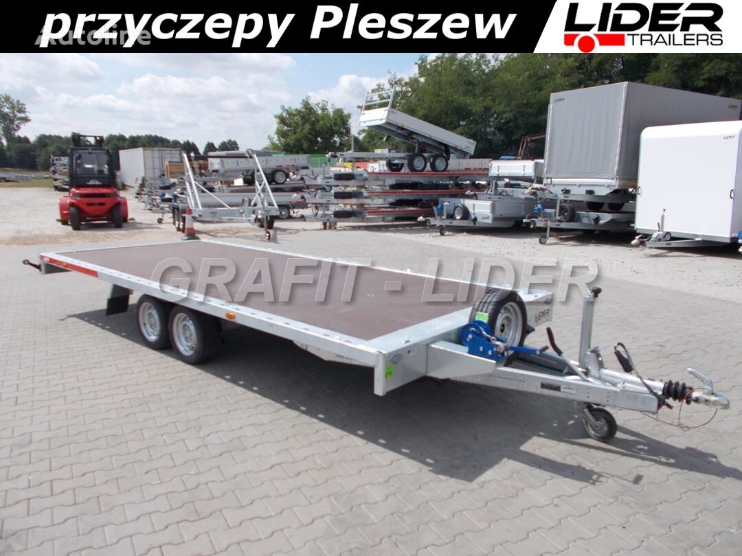 Nova Temared Car transporter trailer TM-167 przyczepa 507x211x30cm, ciężarowa prikolica autotransportera