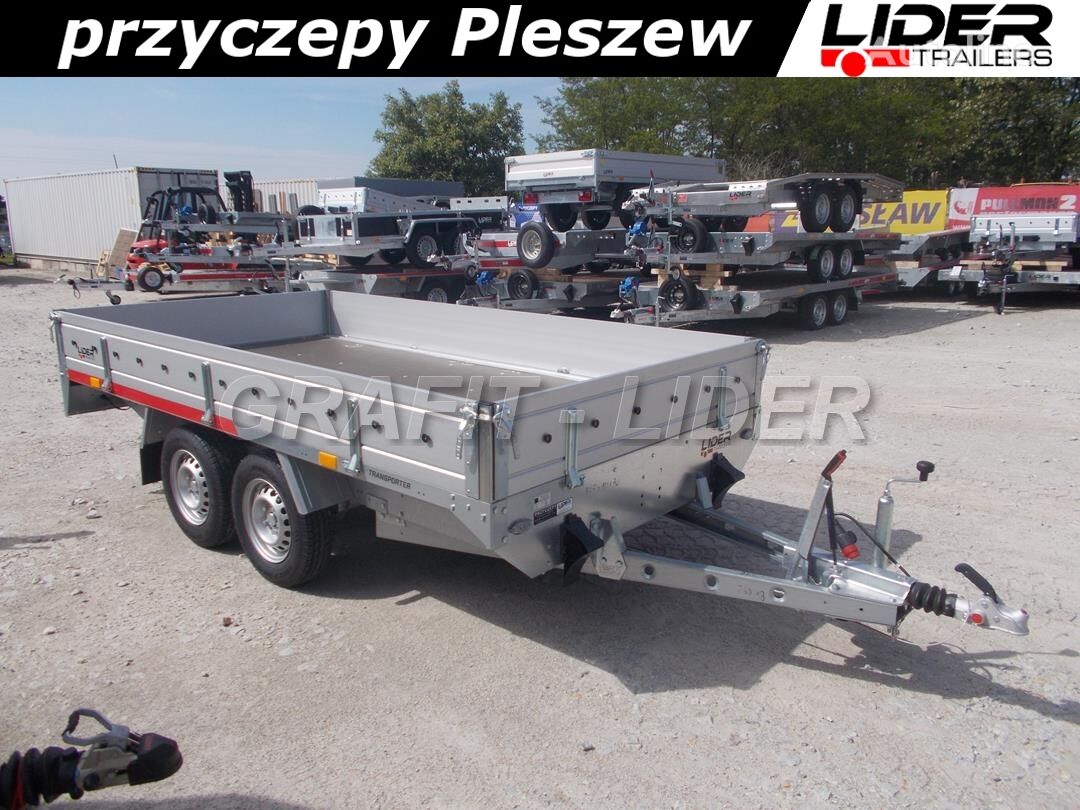 Nova Temared Universal trailer TM-077 Transporter 3617 2C 2t, 365x171cm, cięż prikolica sa ravnom platformom
