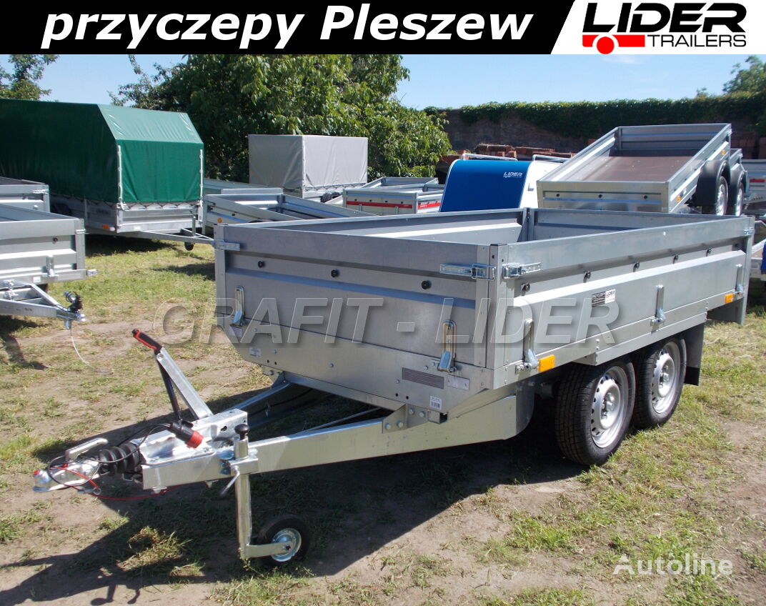 Nova Neptun Universal trailer NP-067 przyczepa N13-263 2 KPS, 263 x 145 x 40 prikolica sa ravnom platformom