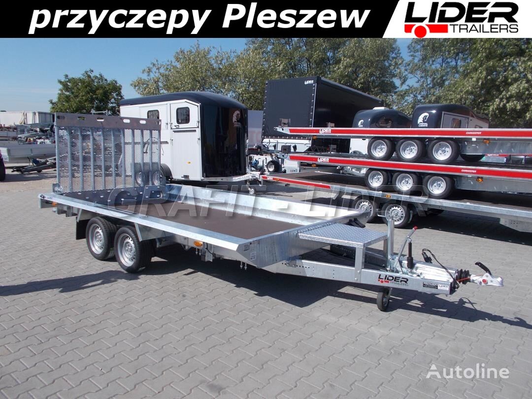 Nova Temared Construction trailer for excavator TM-223 przyczepa 394x182x25cm prikolica za građevinske strojeve