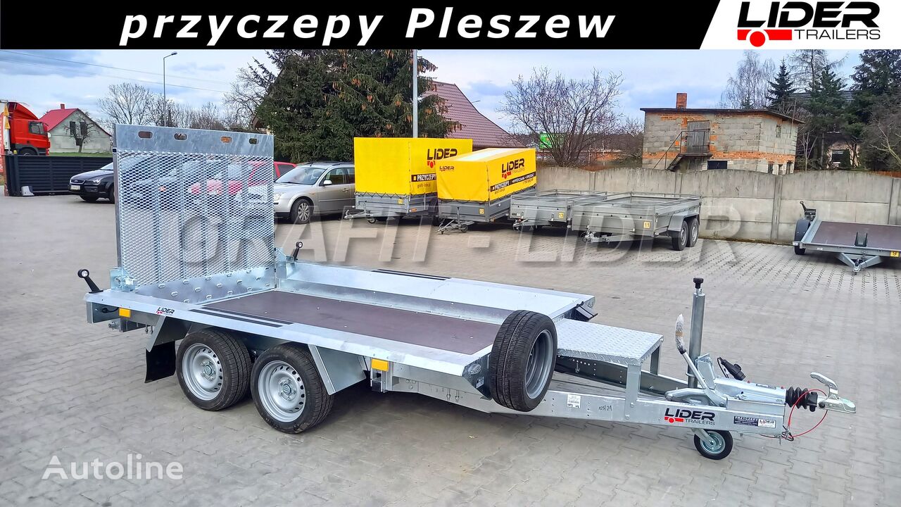 Nova Temared Construction trailer for excavator TM-286 przyczepa 300x150cm, B prikolica za građevinske strojeve