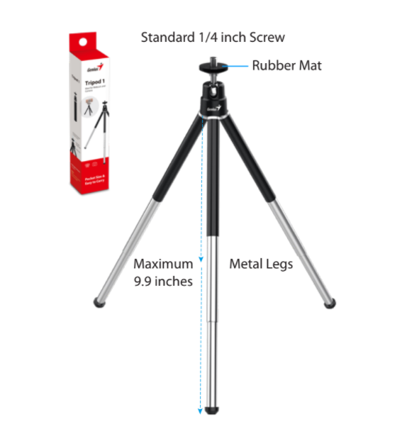 Stativ tripod 1 Genius