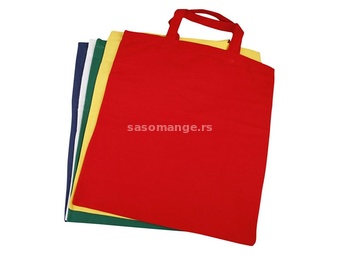 Pamučna torba za kupovinu - obojena - 5 komada (torba u boji)