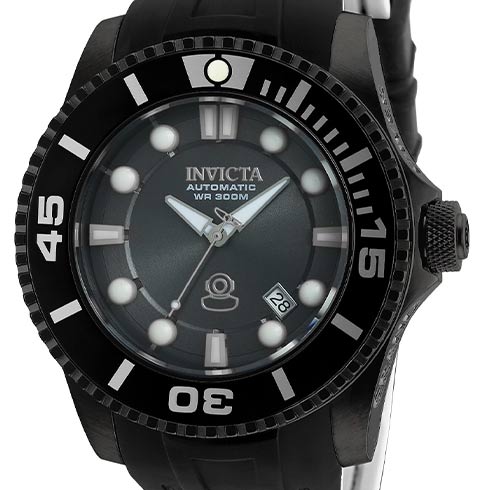 Invicta sat Pro Diver Men 47mm Stainless Steel Black Charcoal dial NH35A Automatic 20206