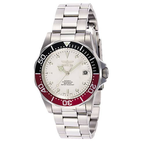 Invicta sat 9404 Pro Diver Men 40mm Stainless Steel Steel White dial NH35A Automatic