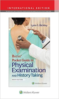 Bates Pocket Guide Phys 9E (Int Ed) Pb