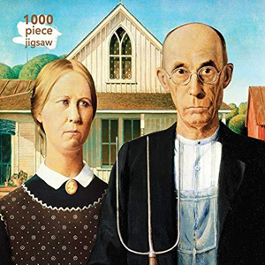 Puzzle Grant Wood: American Gothic 1000 delova