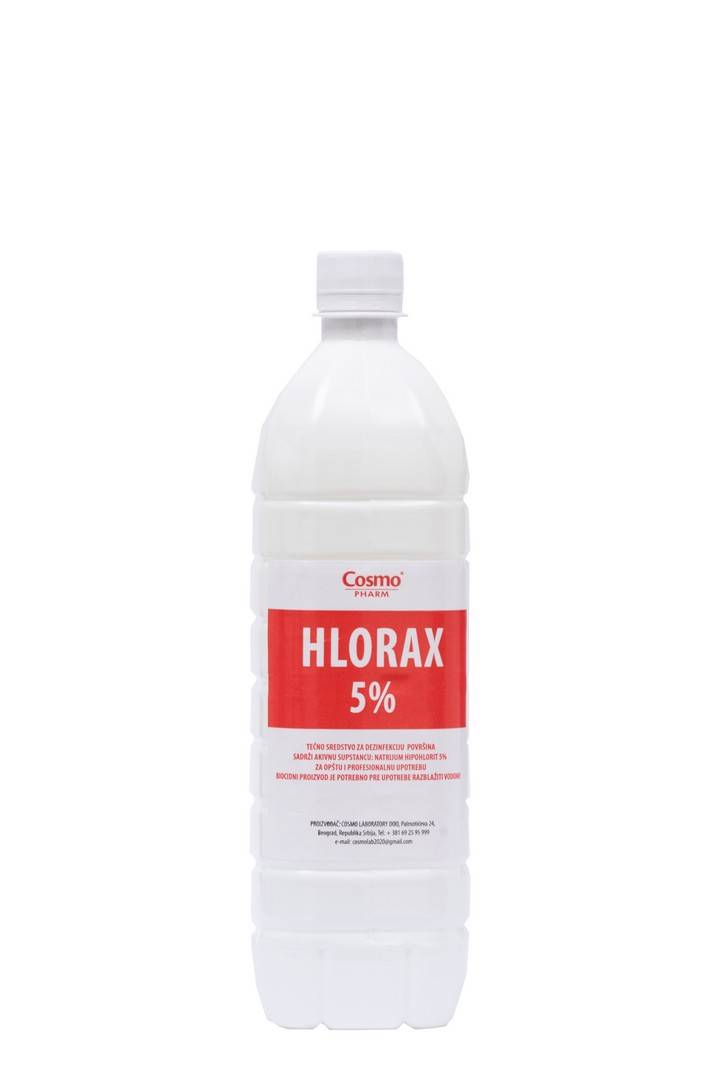 Hlorax 5% 1L – natrijum hipohlorit