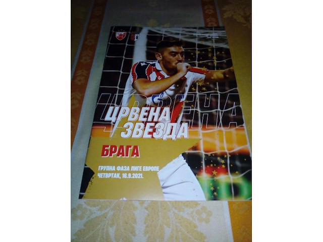Crvena Zvezda - Braga - fudbalski program