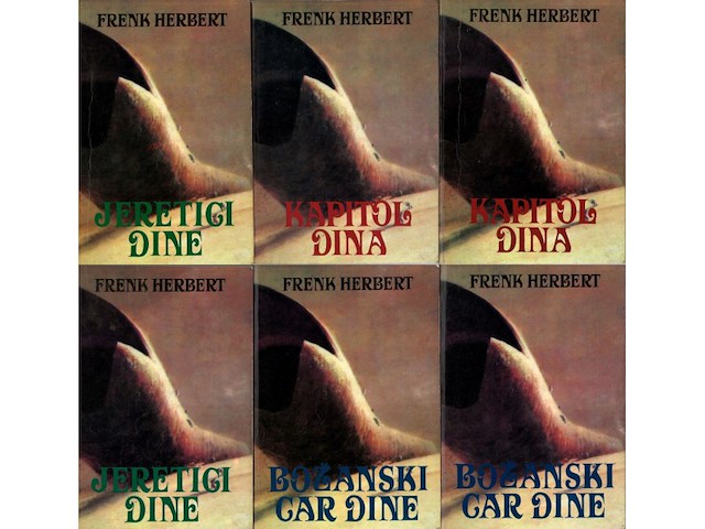 Frenk Herbert - HRONIKE DINE (Dina 4-6) komplet