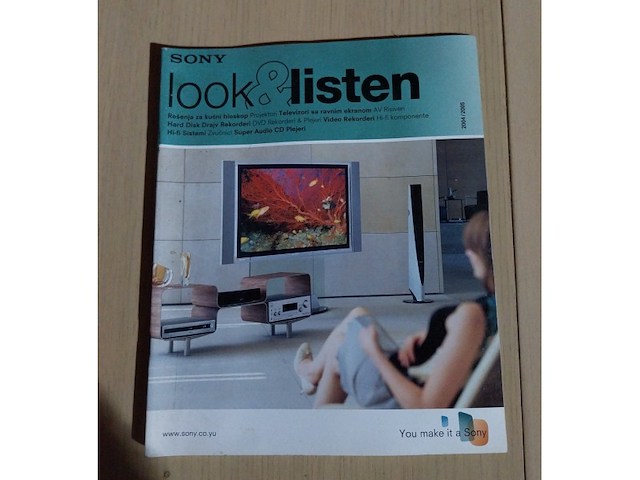 Sony look and listen katalog 2004/2005