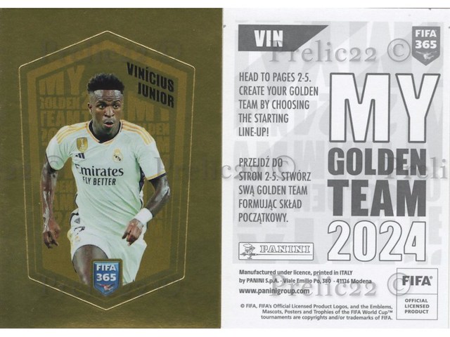 FIFA 365 2024 My Golden team VIN Vinicius Junior