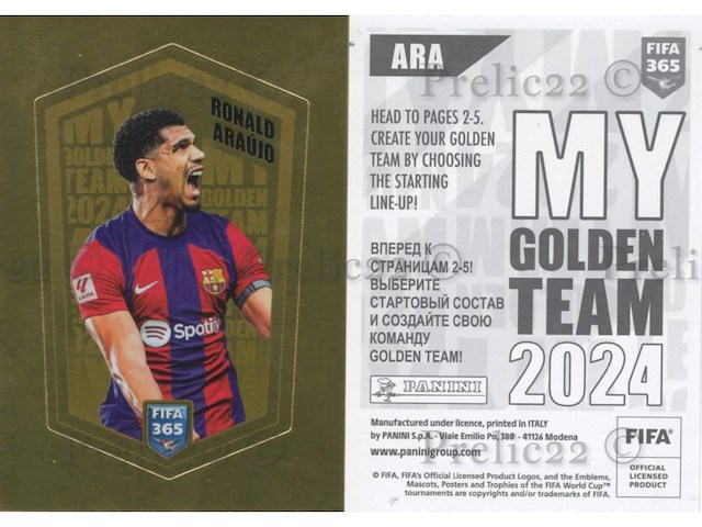 FIFA 365 2024 My Golden team ARA Ronald Araujo