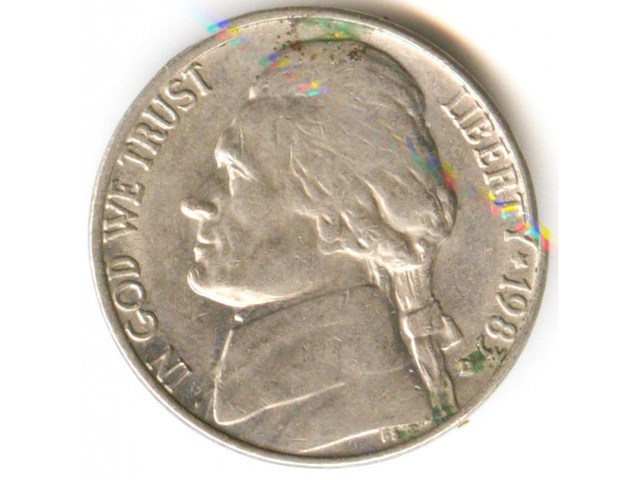 USA 5 cent 1983 D