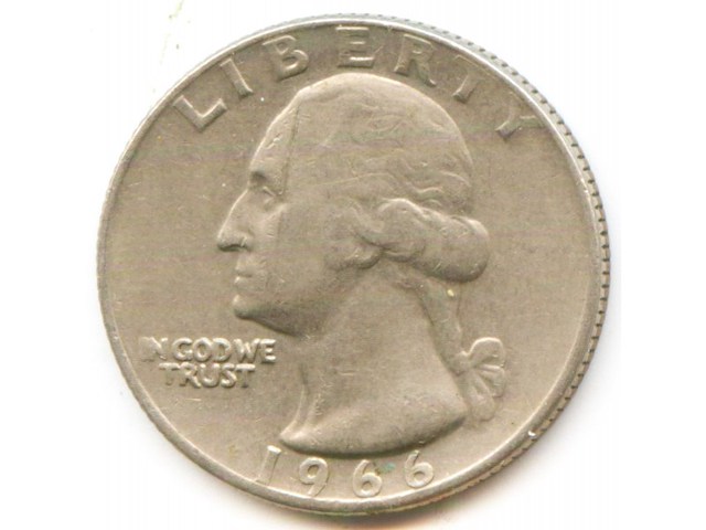 USA 1/4 dollar 1966
