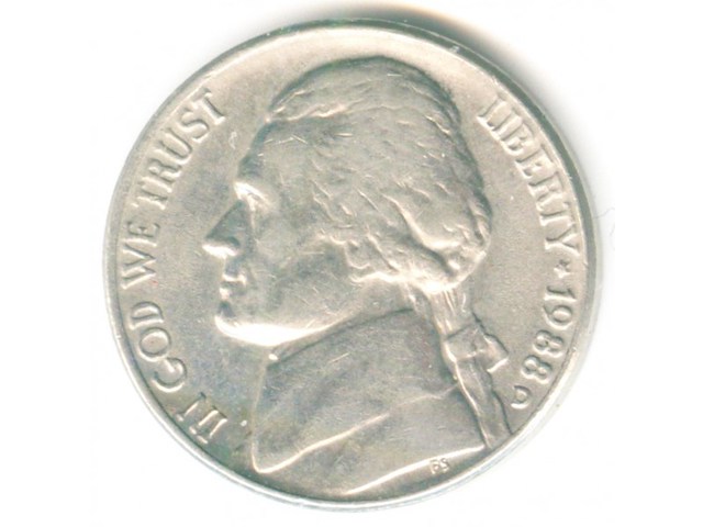 USA 5 cent 1988 D