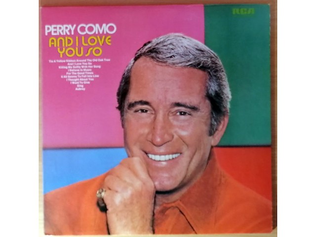 LP PERRY COMO - And I Love You So (1973) Canada, MINT