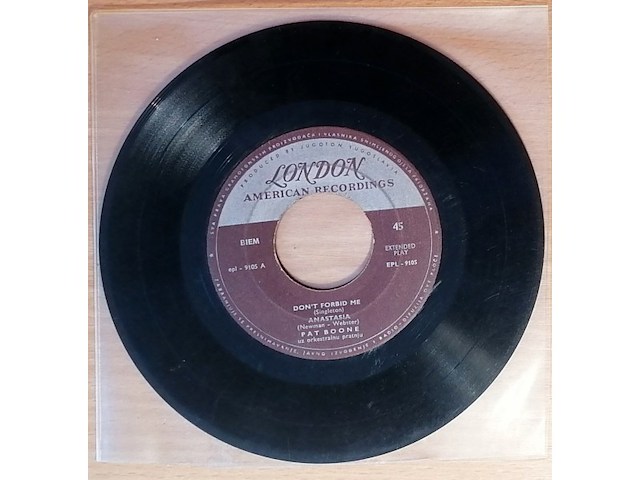 EP PAT BOONE - Anastasia (1964) G+, samo ploča