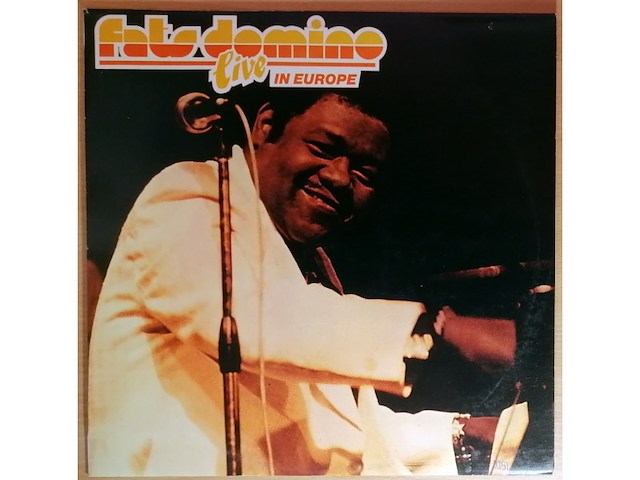 LP FATS DOMINO - Live in Europe (1978) PERFEKTNA