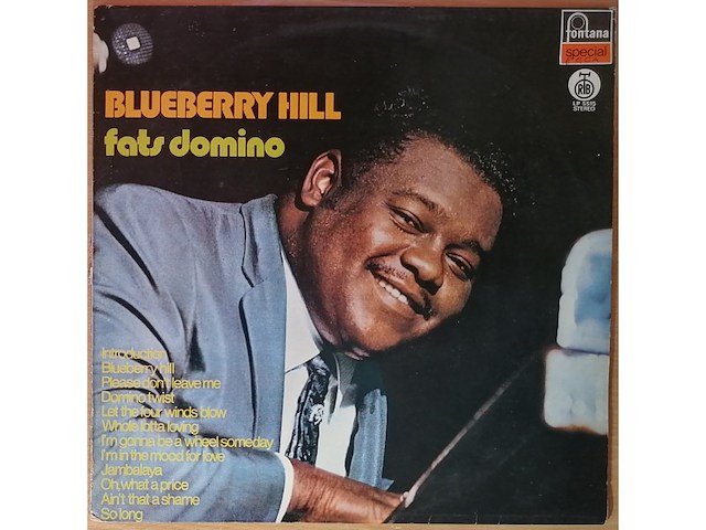 LP FATS DOMINO - Blueberry Hill (1975) 1. press, VG+