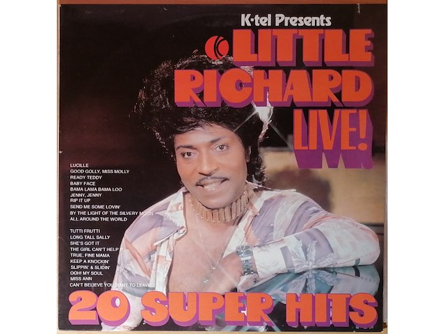 LP LITTLE RICHARD - Live! 20 Super Hits (`76) Australia