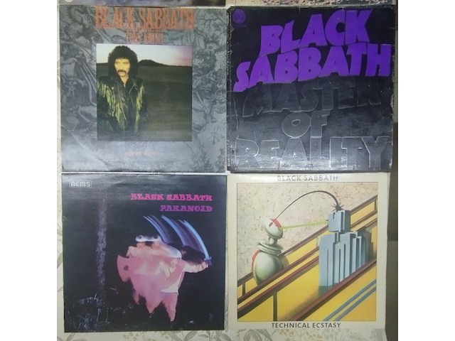 BLACK SABBATH 4 X LP