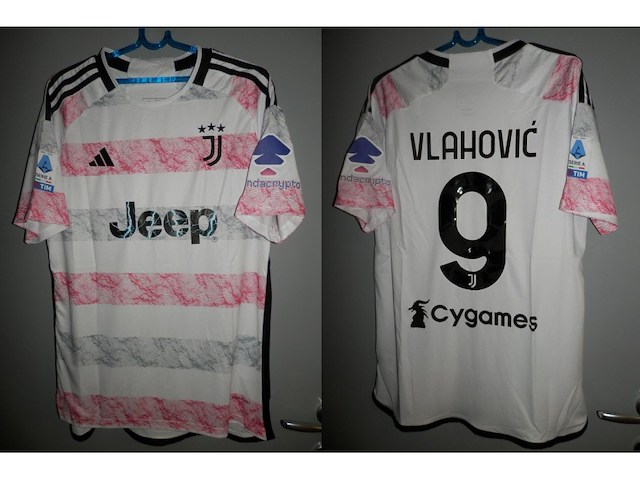 Juventus dres 2023-24 Dušan Vlahović 9 (Gostujući)