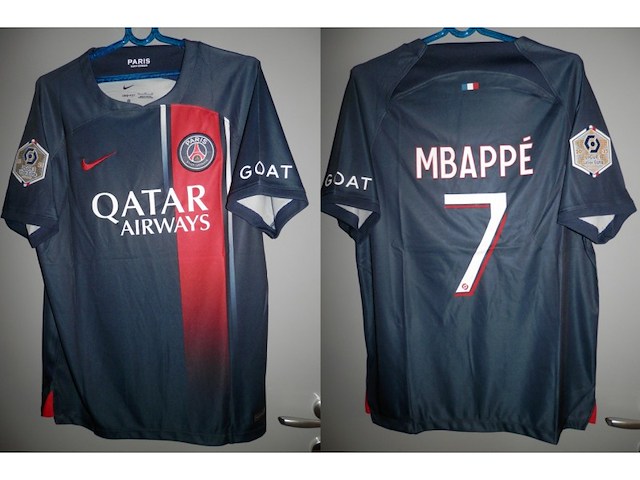 PSG dres 2023-24 Kylian Mbappe 7