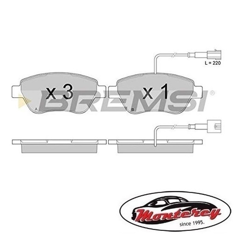 Kocione plocice,prednje Fiat Panda,Punto II/EVO/Grande,Punto,Stilo,Fiat 500/C,Linea,Fiorino,Qubo,Fiat 500 L/X,Doblo,Bravo II,Alfa MiTo,Lancia Musa