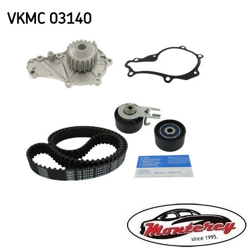 Set zupcastog kaisa sa pumpom za vodu Peugeot 206,307,1007,107,207, 206+,Bipper,Citroen C3 I,C2,Xsara,C1,C3 II,Nemo,Ford Fiesta V/VI,Fusion,Mazda 2,Toyota Aygo