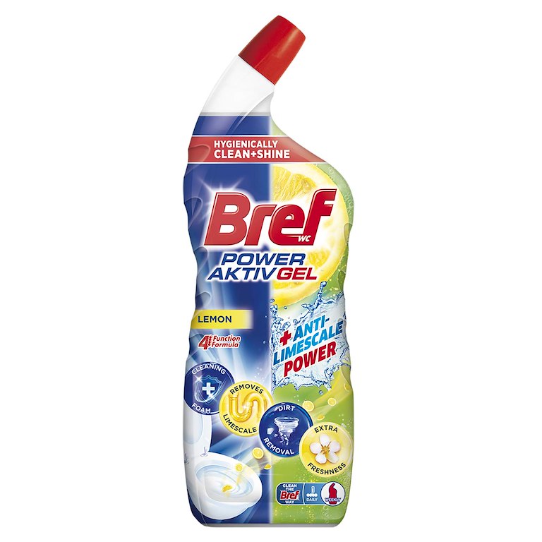 Bref sred power aktiv gel limun 700ml bref