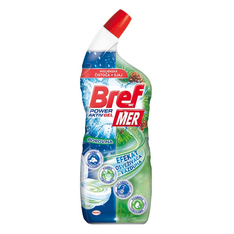 Bref sred power aktiv gel pine 700ml bref