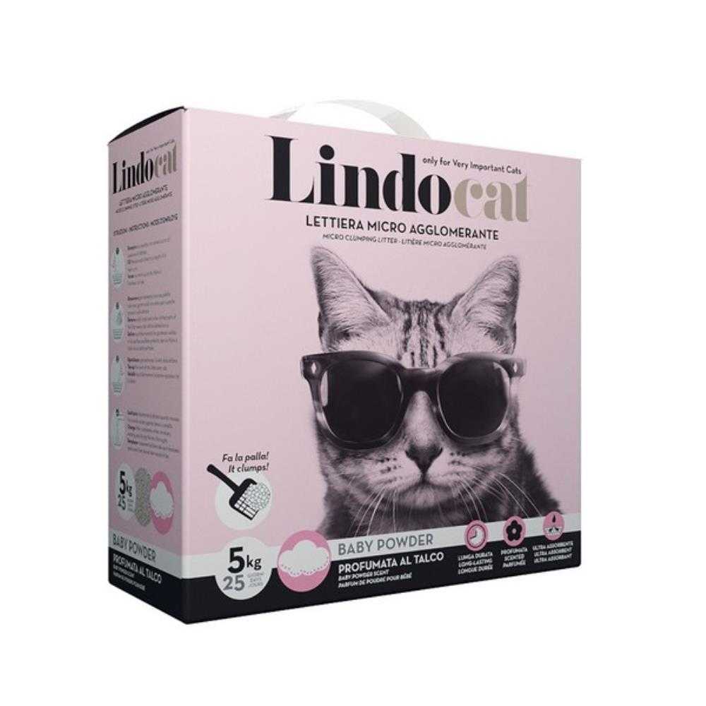 Lindocat posip za mačke - Baby Powder 5l