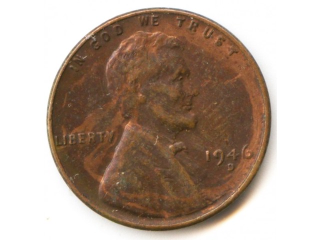 USA 1 cent 1946 D