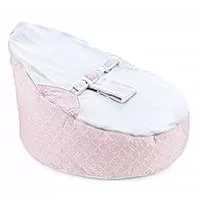 BabyJem Ležaljka lazy bag za bebe - fotelja za decu Bean Bed Fluffy pink 43485