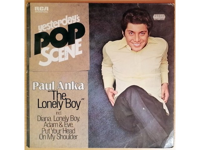 LP PAUL ANKA - The Lonely Boy (1972) Germany, VG/NM