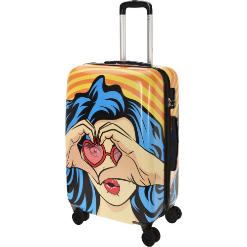 Kofer sa točkićima Pop Art Design 43x25x68cm