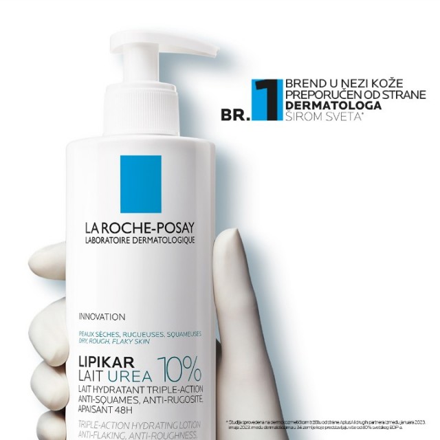 LA ROCHE-POSAY LIPIKAR LAIT 10% UREA UMIRUJUĆE HIDRATANTNO MLEKO ZA TELO OBOGAĆENO LIPIDIMA PROTIV PERUTANJA 200 ML
Opis
INFORMACIJE
NALOG
SERVIS
KORISNI LINKOVI