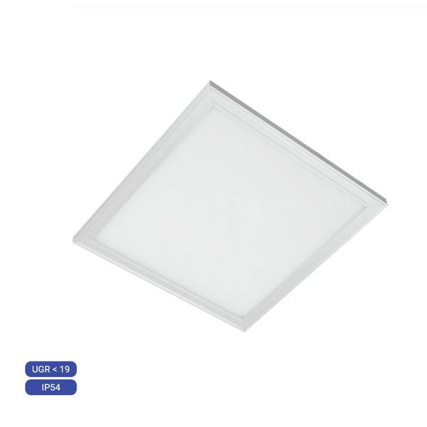 Led panel 48W 6400K 595x595mm IP54 Elmark 92PANEL028CW54