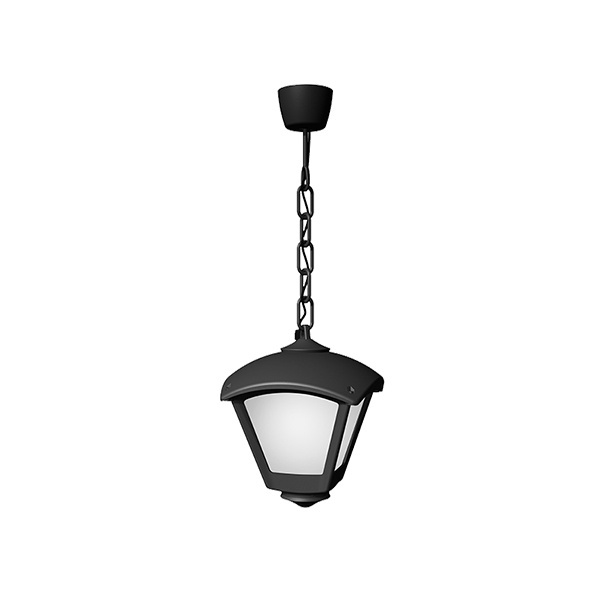 Baštenska lampa visilica Dario 250 1xE27 IP55 Elmark 96DARIO250P/BL