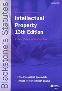 Blackstone’s Statutes on Intellectual Property
