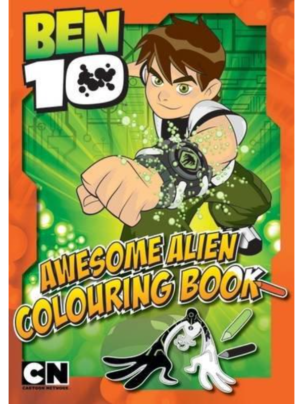 Ben 10 Amazing Action Colouring Book