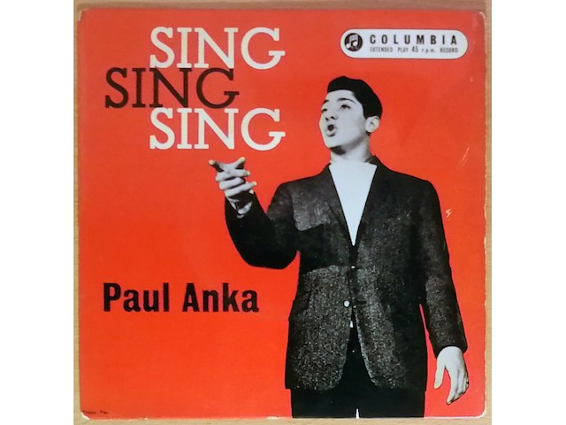 EP PAUL ANKA - Sing Sing Sing (1958) UK, veoma dobra