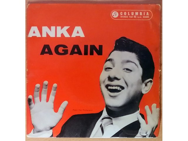 EP PAUL ANKA - Anka Again (1958) England, veoma dobra