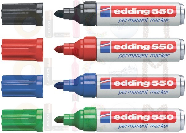 Marker permanent E-550 3-4mm Edding