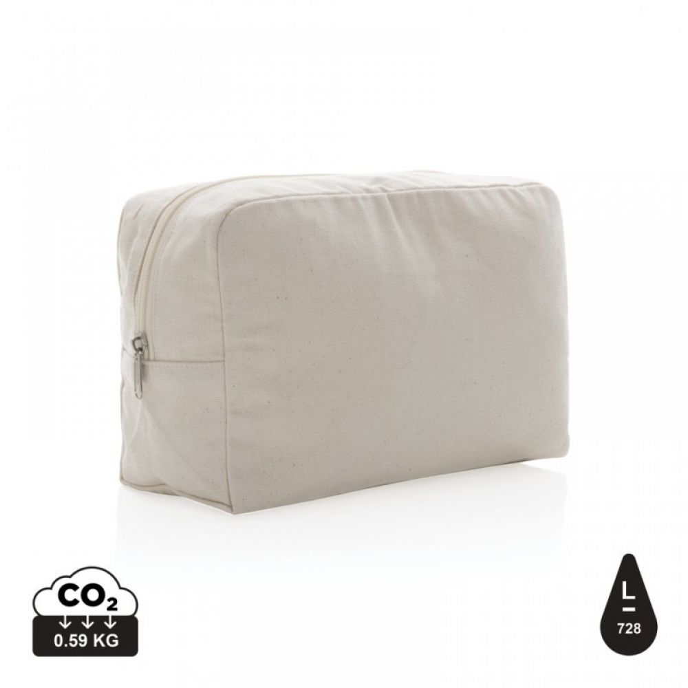 Impact Aware™ 285 gsm rcanvas toiletry bag undyed