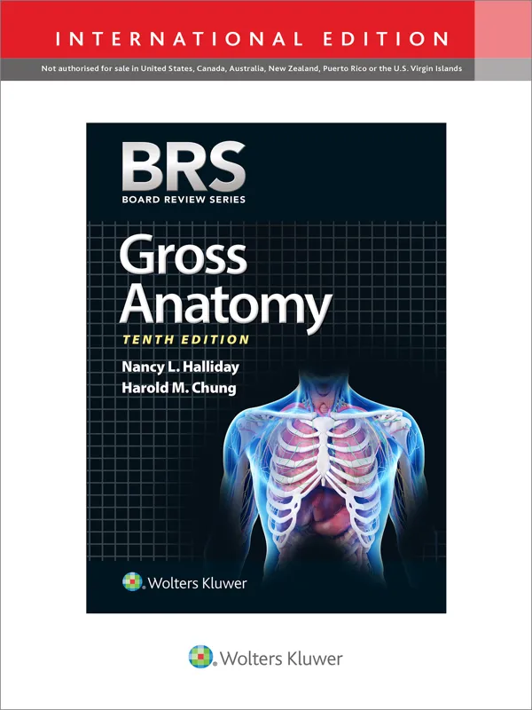 BRS Gross Anatomy Tenth edition, International Edition Board Review Series