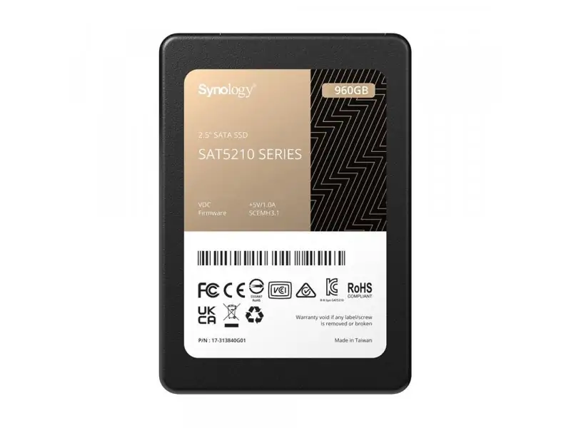 SYNOLOGY 960GB 2.5” SATA III SAT5210-960G SSD DISK