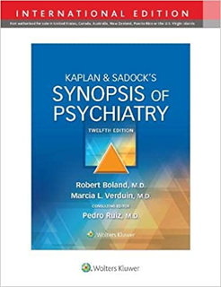 Kaplan & Sadock’s Synopsis of Psychiatry 12E INT ED PB